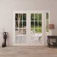 Front Exterior Prehung Metal-Plastic Double Doors Clear Glass / MANUX ...