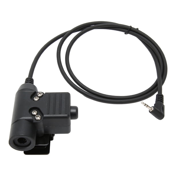 PTT Adapter Cable,1 Pin 2.5mm Walkie PTT Walkie Talkie Radio Connector ...