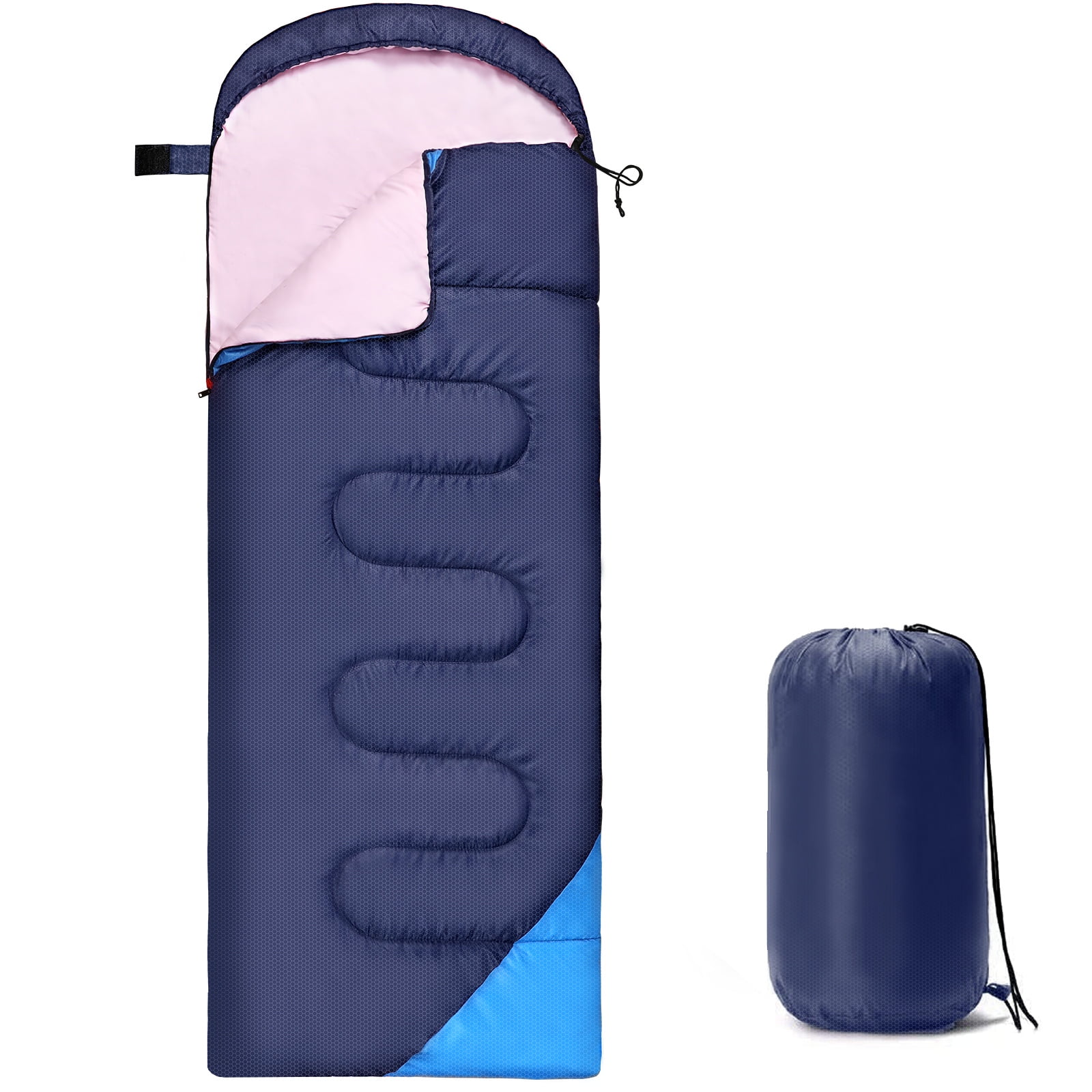 ASA Camping Sleeping Bag - 4 Season Sleeping Bag 68F, Waterproof ,Dark ...