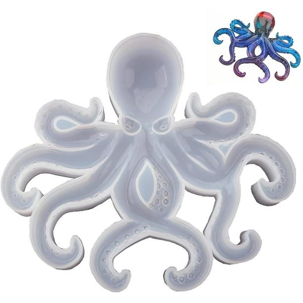 Cute Octopus Cuttlefish Silicone Mold Ocean Creature DIY Chocolate ...