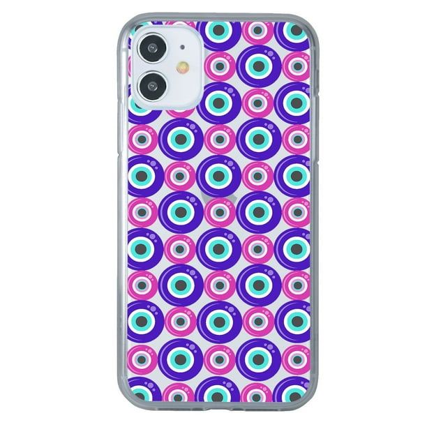 Funda Antigolpes Para iPhone 12 Mini ojo turco morado y rosa, Uso Rudo, InstaCase Protector para ...