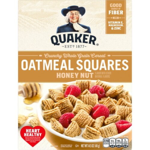 Quaker Instant Oatmeal Cups, Honey and Almond, Whole Grain, Kosher, 4 ...