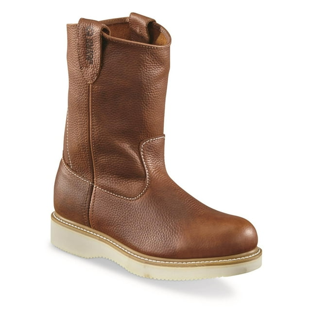 Guide Gear Men's 10" Wellington Wedge Work Boots, Leather, Non-Slip ...