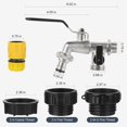 XUERUI-275-330 Gallon IBC Tote Adapter,3-Size IBC Tote Adapter2.44 ...