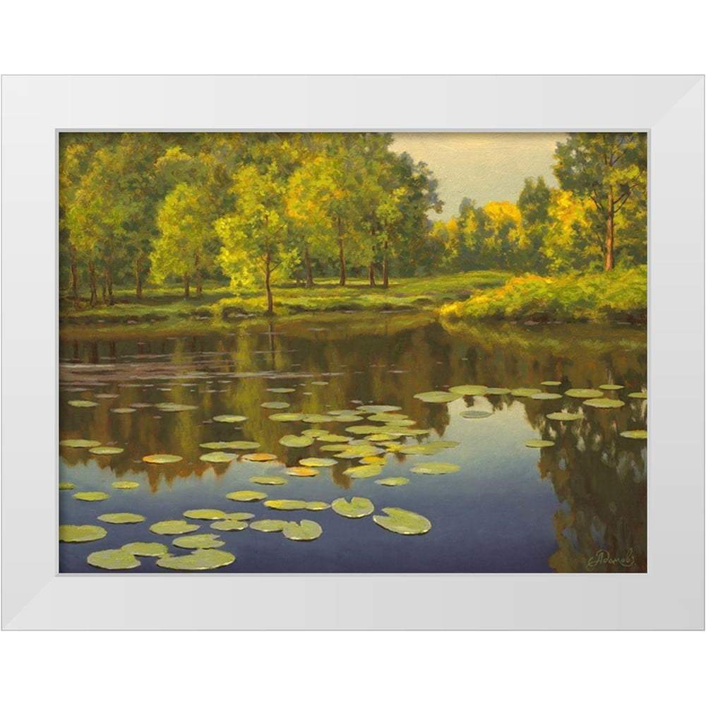 Adamov, Alexey 14x12 White Modern Wood Framed Museum Art Print Titled ...