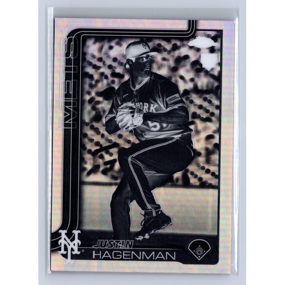 2025 Topps Chrome Update Series Justin Hagenman #USC61 Negative ...