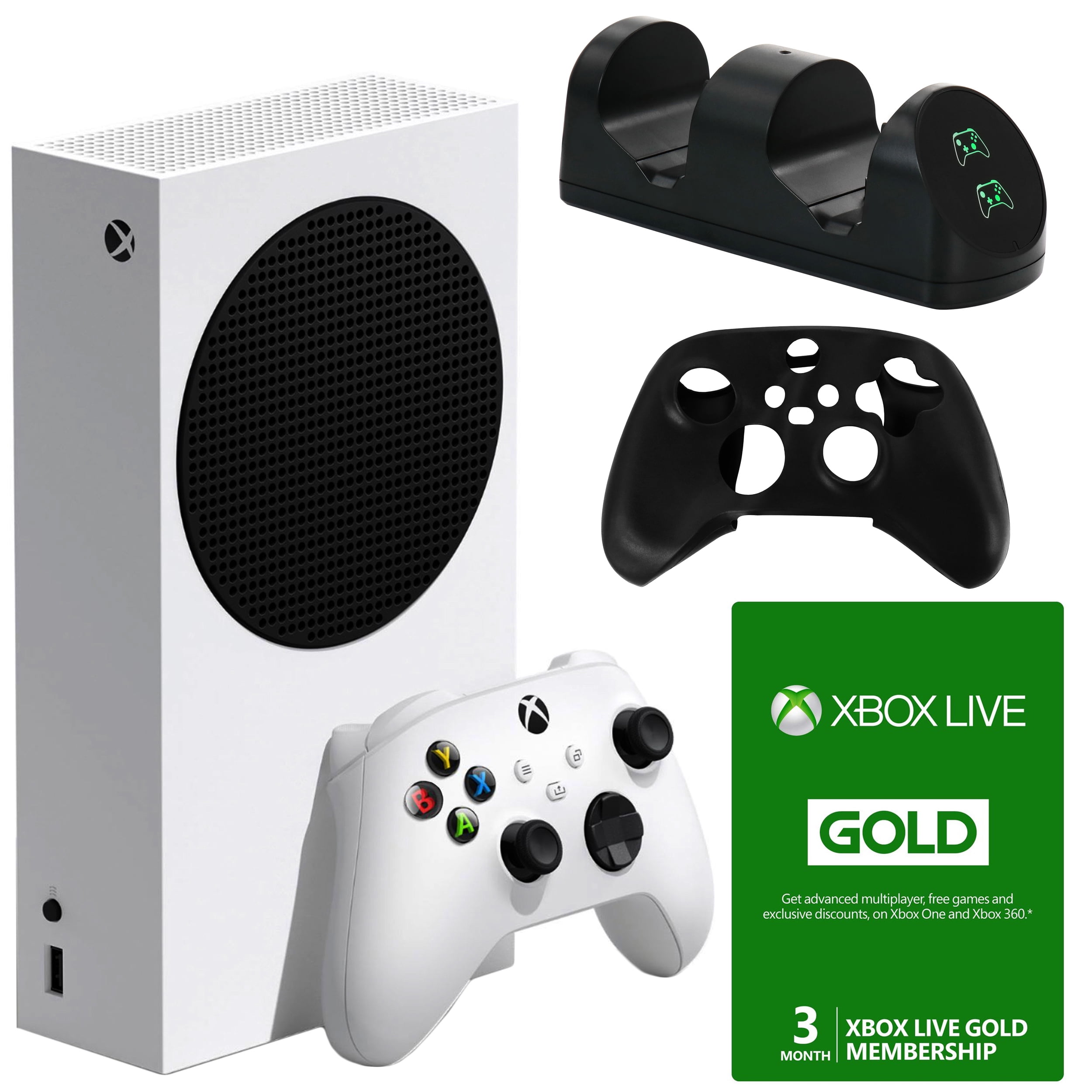 Xbox Series S 512 GB All Digital Console With Accessories And 3 Month Xbox Series S 512 GB All Digital Console With Accessories And 3 Month
