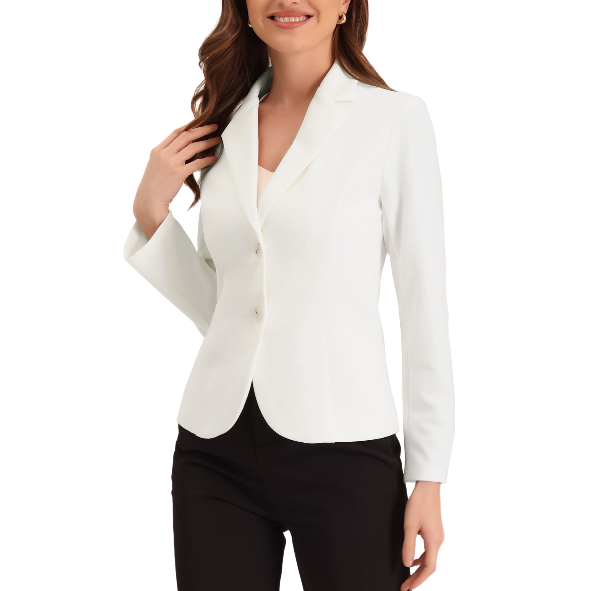 Click here for Inspire Chic Womens Work Blazer Lapel Collar Long... prices