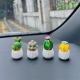 Miniature Cactus Figure Resins Faux Potted Plant Office and Home Table ...