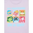 Inside Out 2 Girls Emotions Graphic Tee with Short Sleeves, Sizes 4-18 ...