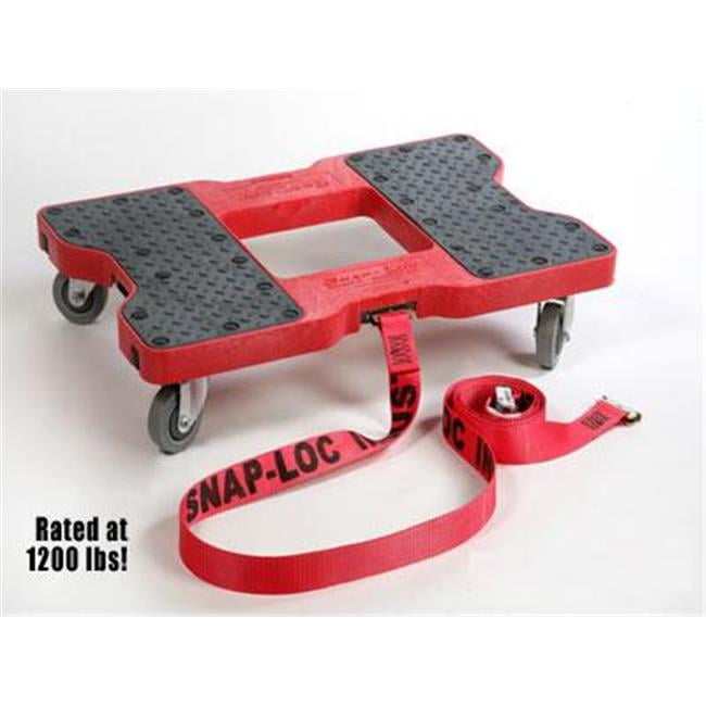 SNAP-LOC Snap-Loc Red Dolly and 16 ft. Cam Strap - Walmart.com