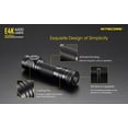 Combo: NITECORE E4K Flashlight -1x NITECORE 21700 Rechargeable Li-ion ...