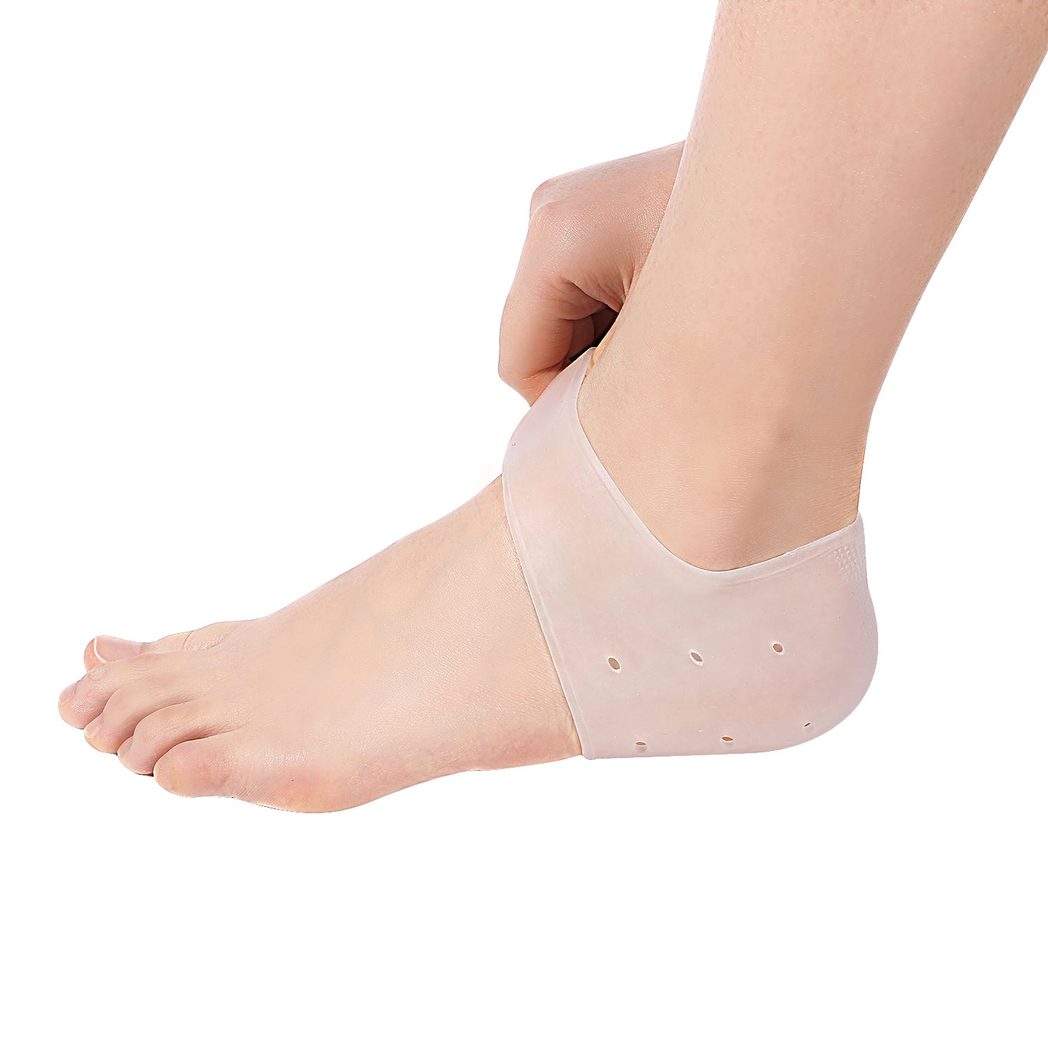 Click here for Viferr Gel Heel Socks 2pcs Silicone Moisturizing G... prices