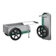 Tipke Manufacturing Company Foldit Green Stripe Folding Cart with Rear ...