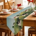 Cartoon Country Table Runner Linen Burlap Table Runner 72 Inches Long ...