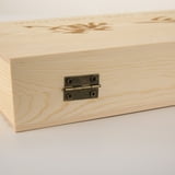 Wooden Storage Box Wooden Coins Display Storage Box Case for ...