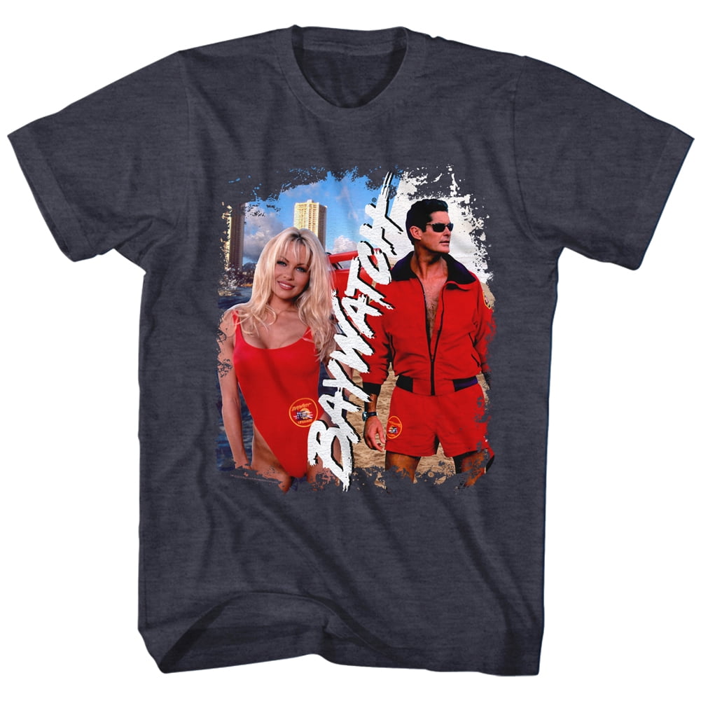 Baywatch 90s Beach Drama 1989 Beach Patrol Adult T-Shirt Tee Lifeguard ...
