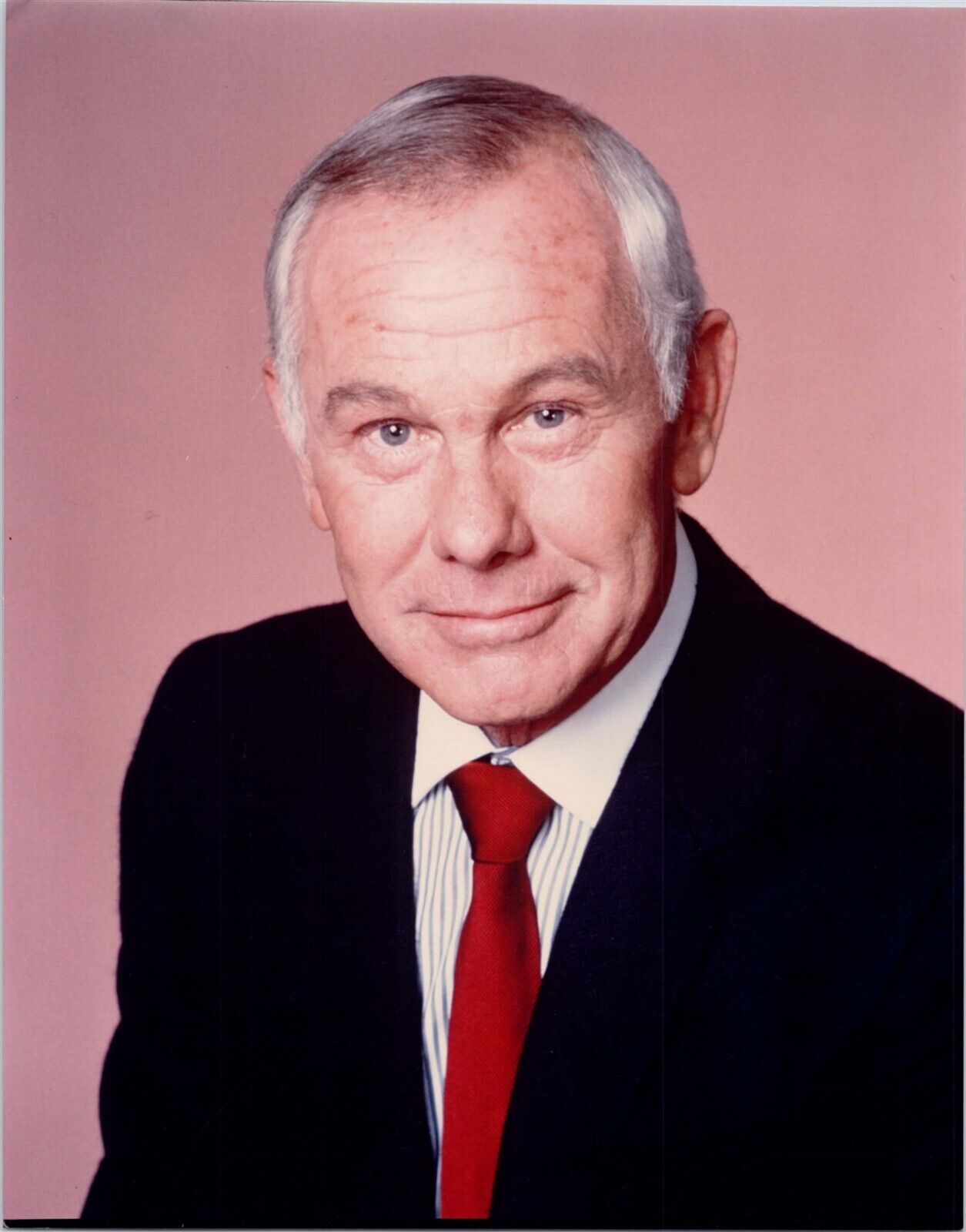 Johnny Carson vintage 5x7 photo in suit and tie smiling - Walmart.com