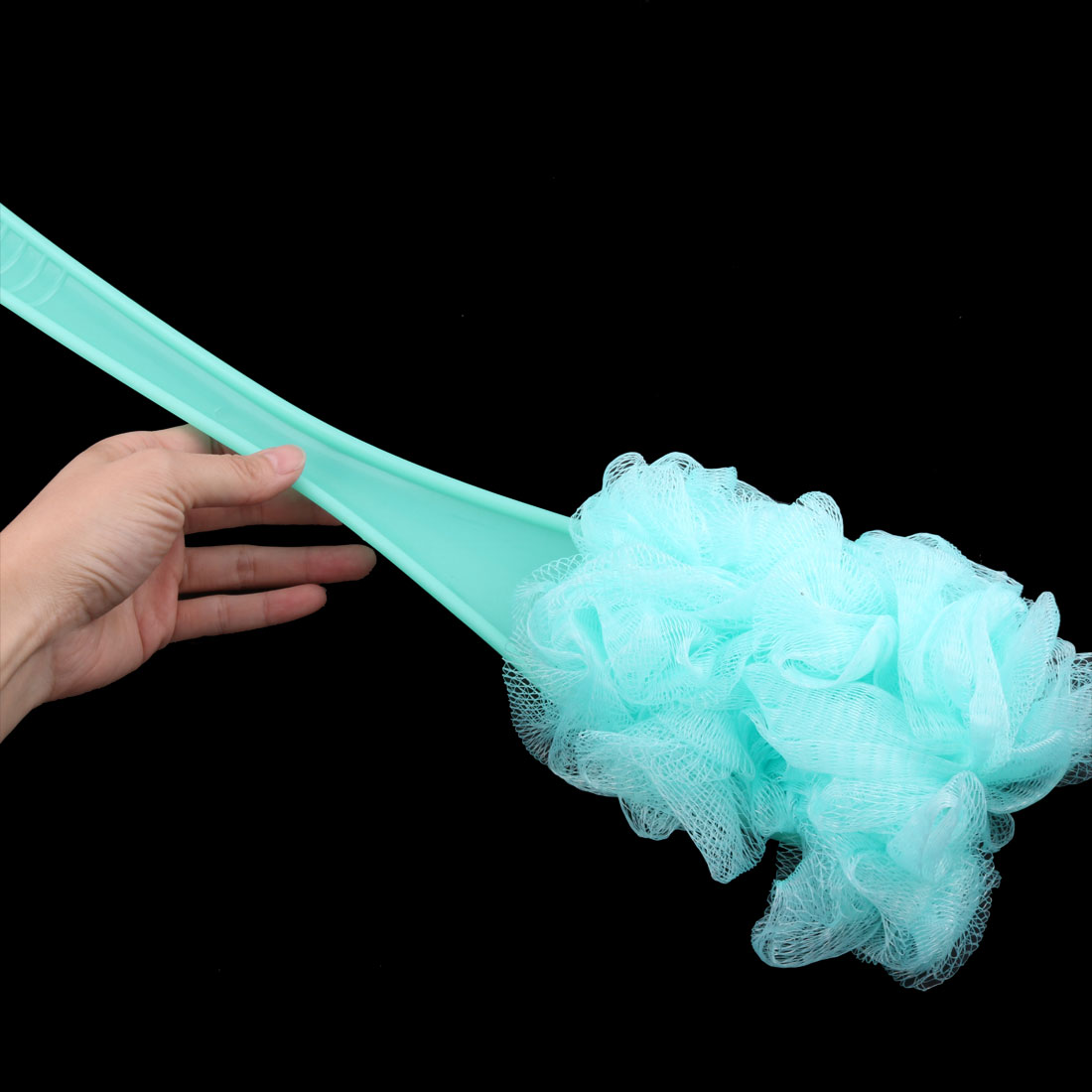 Mesh Back Body Scrubber Cleaner Long Handle Bathing Shower Brush ...