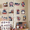 12 Pcs Independent Day Wooden Home Decor Hanging Accessories Wooden ...