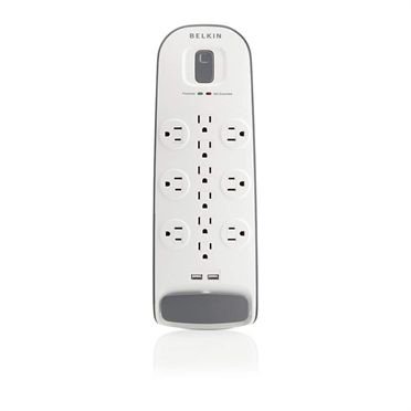 Belkin 7 Outlet SurgeMaster Home Series Surge Supressor, White ...