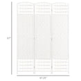 Room Divider 3-Panel Room Partition, Foldable Freestanding Room ...