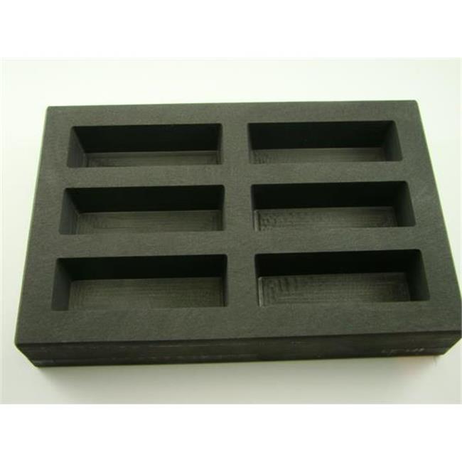Make Your Own Gold Bars 10 oz X 6 KitKat Mold-B61 High Density Graphite ...