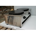 INTSUPERMAI Commercial Gas Crepe Maker Nonstick Pancake Machine Double ...