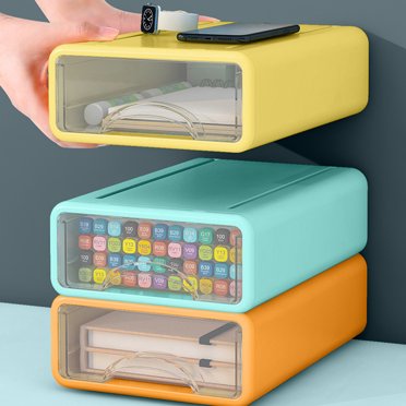 iDesign Storage and Organization Drawers, 3-Drawer Slim - Walmart.com