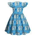 67 Dress Girls Funny Meme - Six Seven Meme Cream Design Dresses for ...