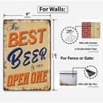 The Best Beer is an Open One Sign, Vintage Metal Beer Signs for Man ...