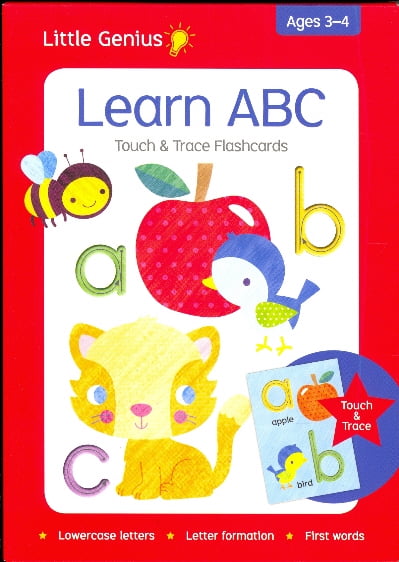 Learn ABC Touch & Trace Flashcards (Little Genius) - Walmart.com
