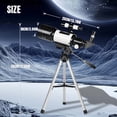 150x Telescope, 70mm Aperture Telescope, High Magnification, Portable ...