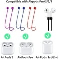 Dockapa Colorful Airpod Strap Set, 7 Silicone Earbud Holders, Anti-Lost ...