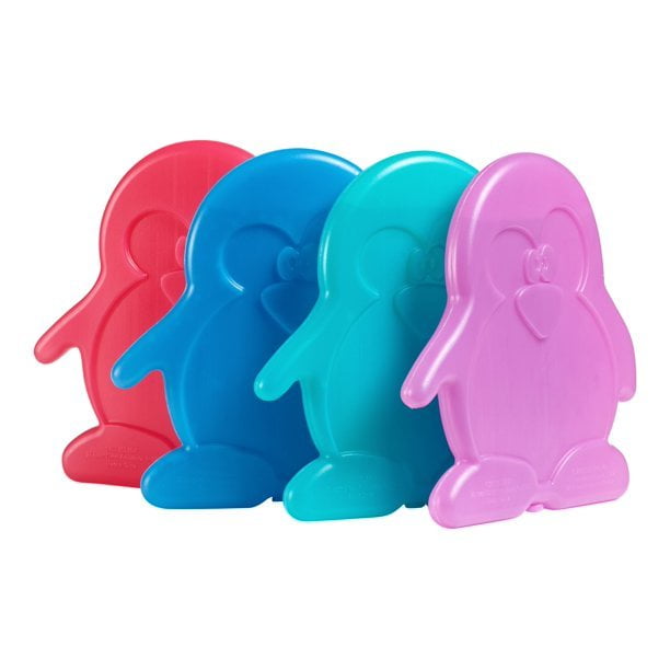 Fit and Fresh Ice Packs - Cool Coolers - Multicolored Penguin - 4 Count ...