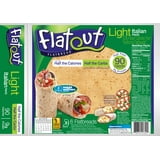 Flatout Light Flatbread Wraps - 90 Calories - 2 Weight Watchers ...