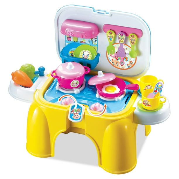 Berry Toys My First Portable Play and Carry Kitchen Play Set - Walmart ...