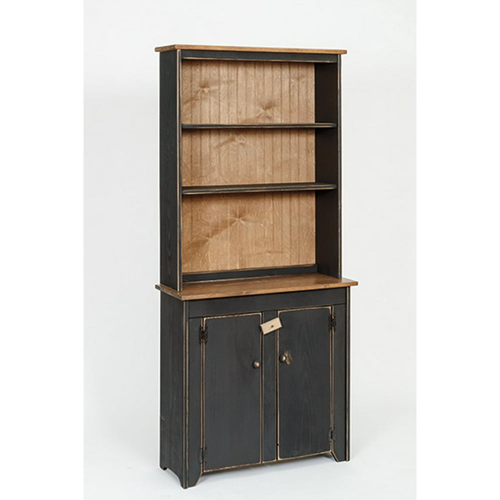 Furniture Barn USA™ Primitive Rustic Country Wooden Small Hutch and ...