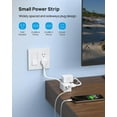 Outlet Extender with 6 Inch Cord - Multi Plug Wall Outlet with PD 20W ...