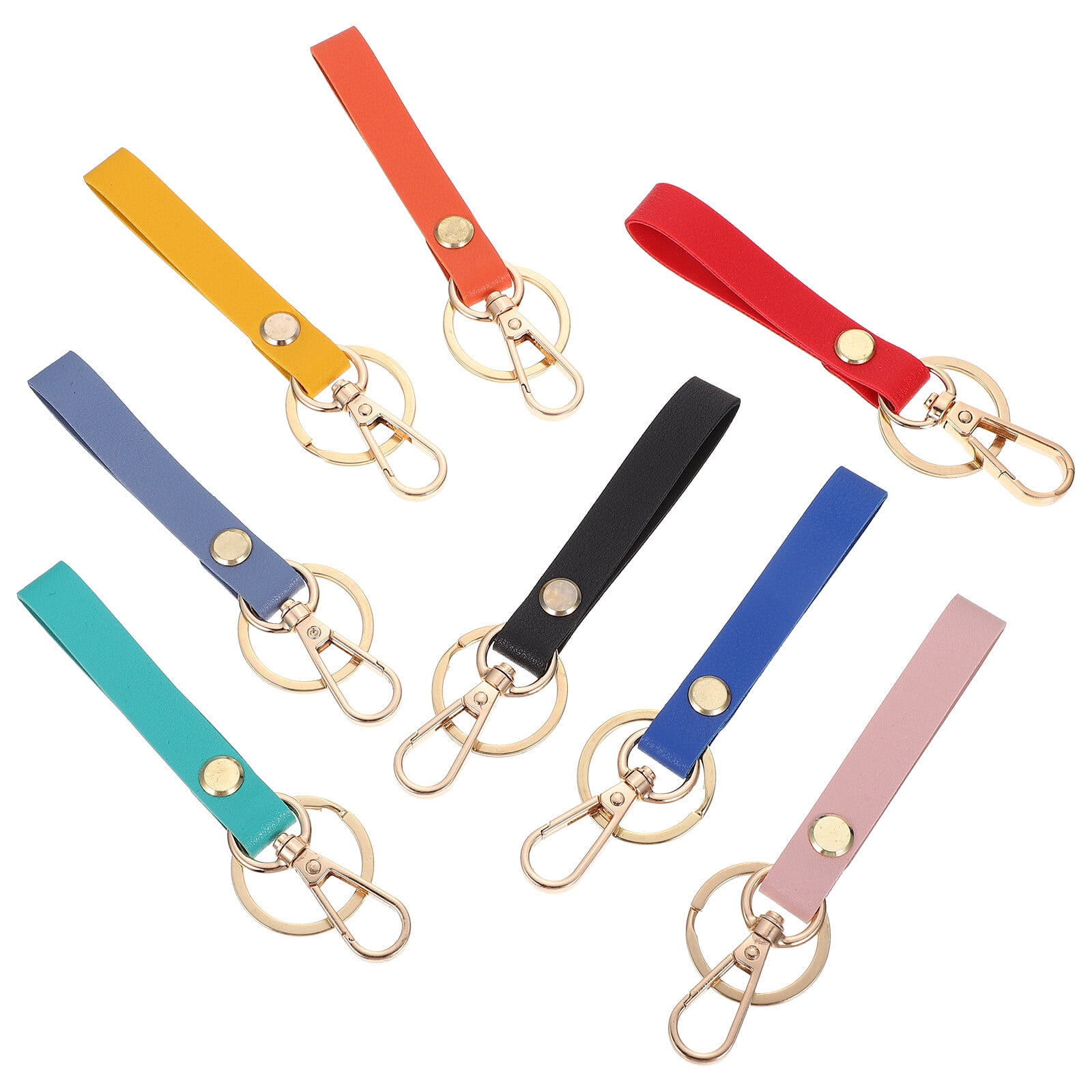 Click here for Homemaxs 8pcs Pu Leather Wristlet Strap Keychains... prices