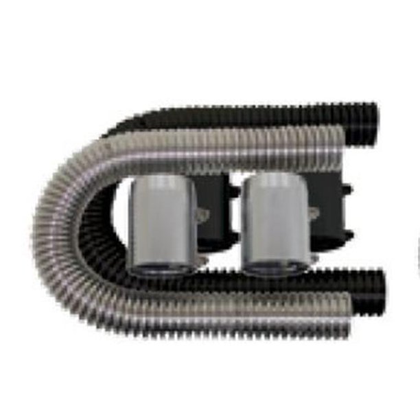 CFR CFR-7305-C 24 in. Stainless Chrome Radiator Hose Kit - Chevy & Ford ...