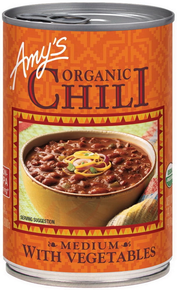 (Price/Case)Chili Medium With Vegetables Organic 12-14.7 Ounce ...
