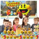 Pacman Party Supplies Decor Decorations Plates Movie Background Cake ...