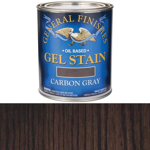 General Finishes Gel Stain, Carbon Gray, Quart - Walmart.com