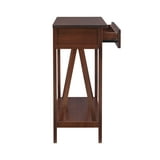 Linon Titian 42" Wide 2-Drawer Compact Console Table, Antique Tobacco ...