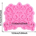 Baroque Curlicues Scroll Lace Fondant Silicone Molds Scroll Relief ...