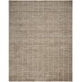 Nourison Serenity Home Geometric Mocha Ivory 9' x 12' Area Rug (9x12 ...