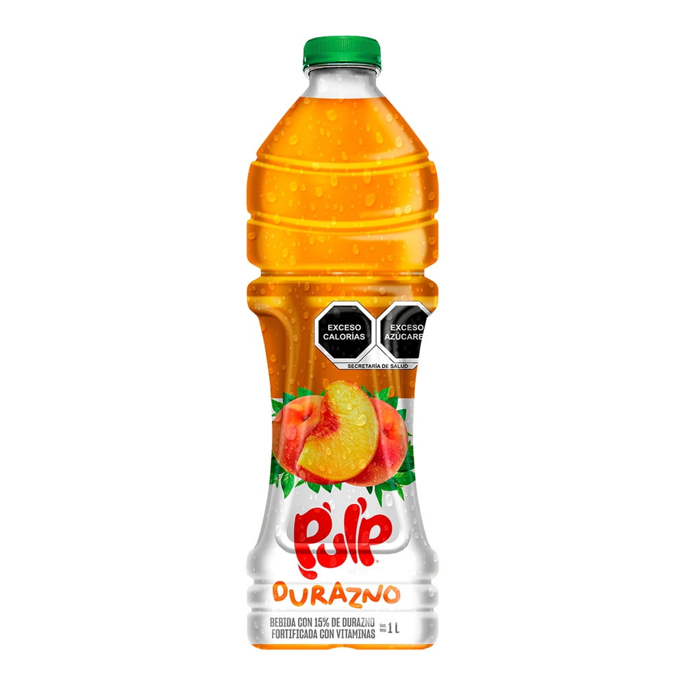 Bebida Pulp con 15% de durazno 1 l | Walmart en línea