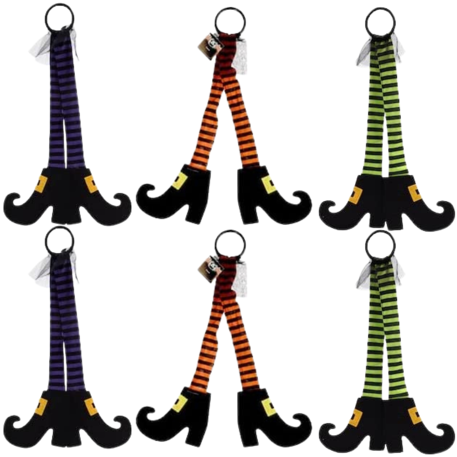 Dangling Plush Polyester Witch Legs for Wreaths Halloween Hanging Witch ...