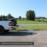 Titan Ramps 7.5' Folding Aluminum ATV Loading Ramps, Arched Design ...